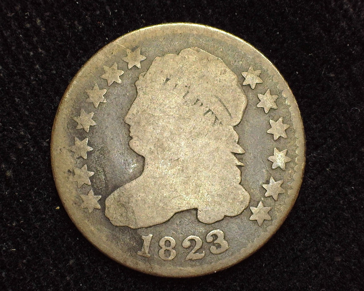 1823 Capped Bust Dime AG - US Coin — Huntington Stamp & Coin Shop