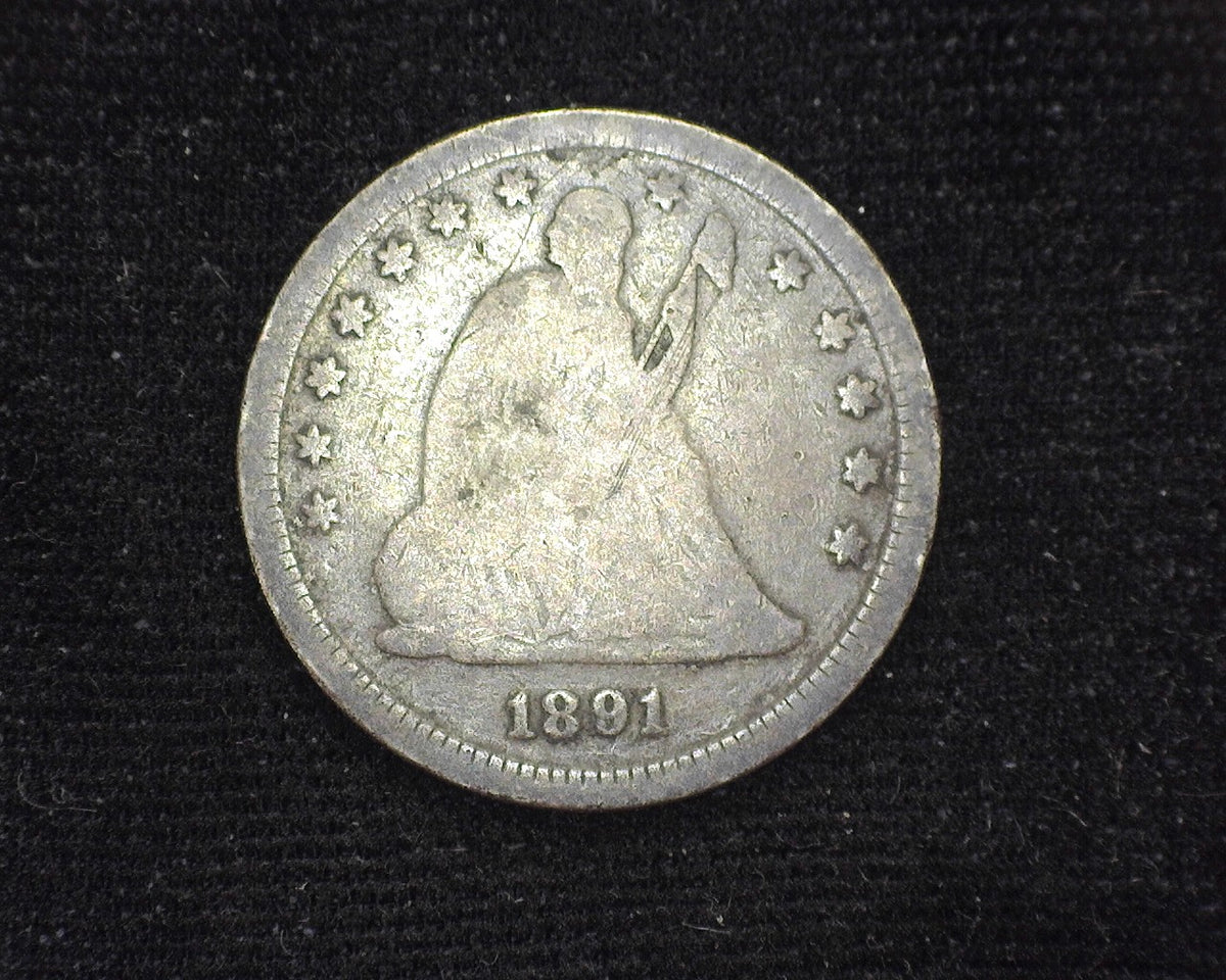 1891 Liberty Seated Quarter G - US Coin — Huntington Stamp & Coin Shop