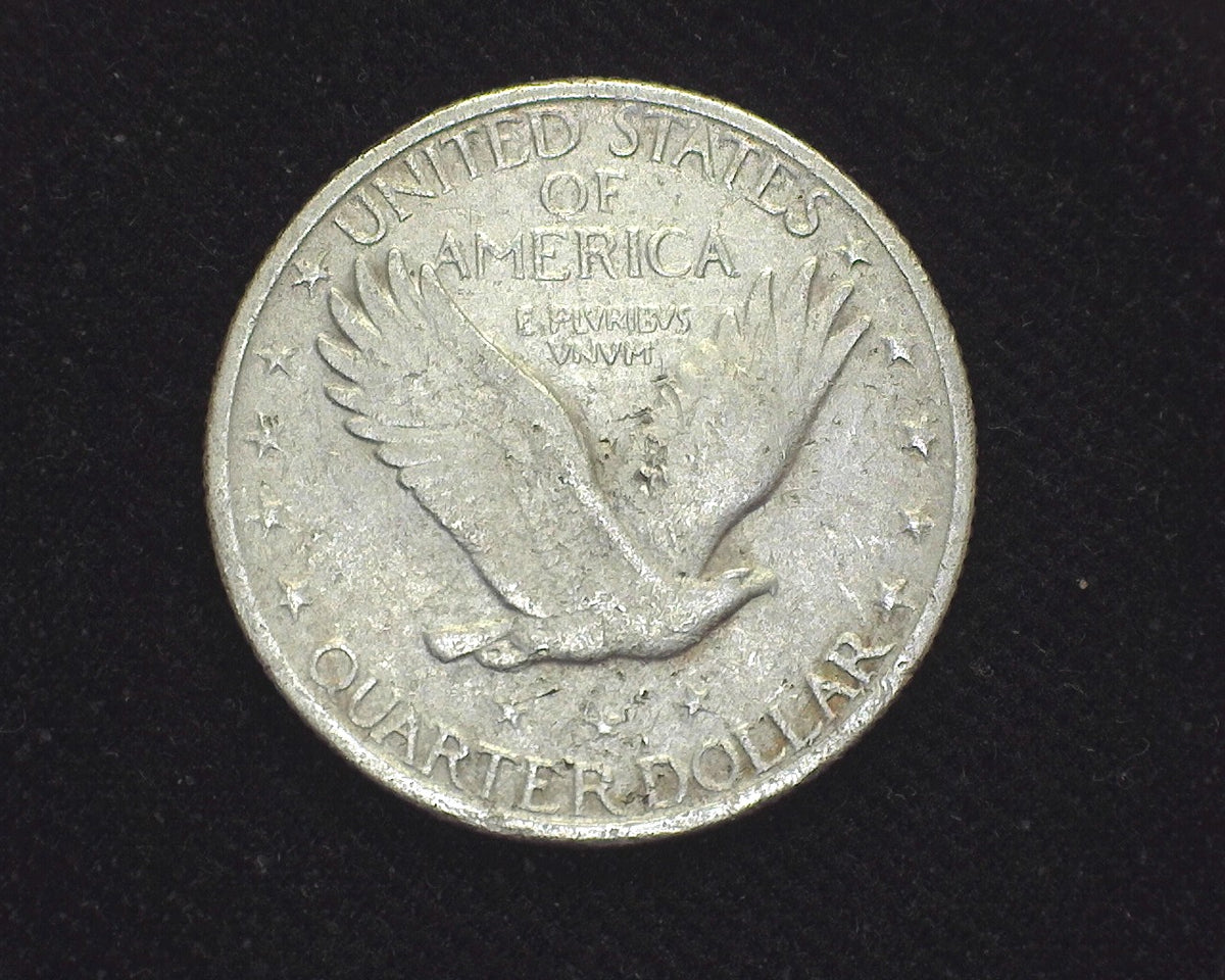 1919 Standing Liberty Quarter Tiny marks. VF - US Coin — Huntington ...