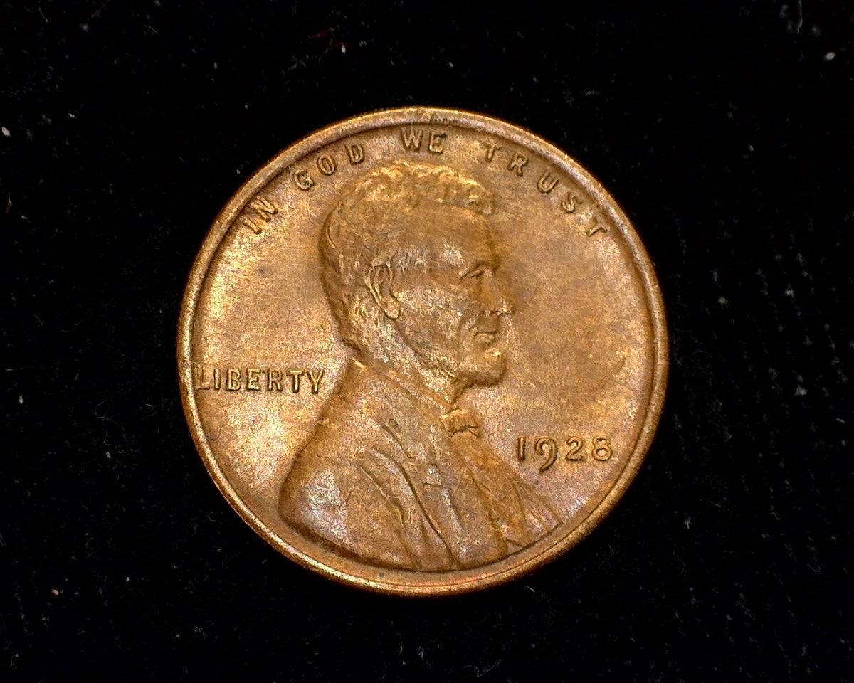 1928 Lincoln Wheat Penny/Cent AU - US Coin — Huntington Stamp & Coin Shop