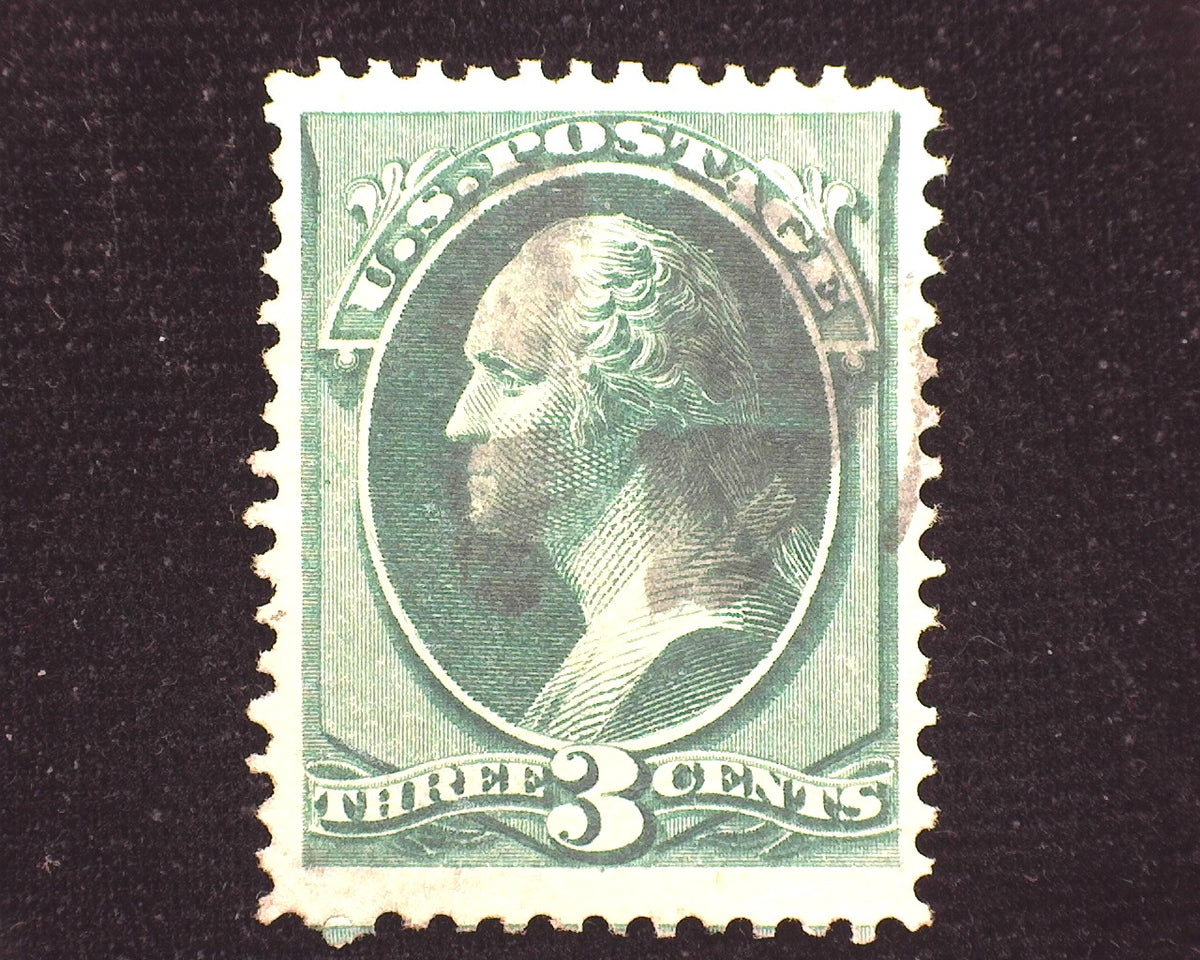 #147 Outstanding large margin stamp great color and face free cancel ...