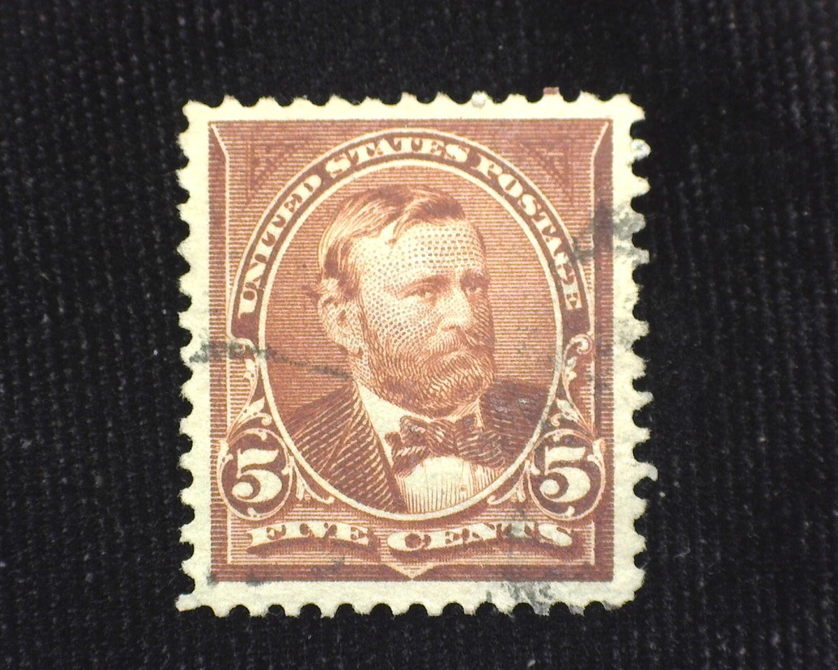 #270 Remarkable large margin stamp. Great color and faint cancel. A ge ...