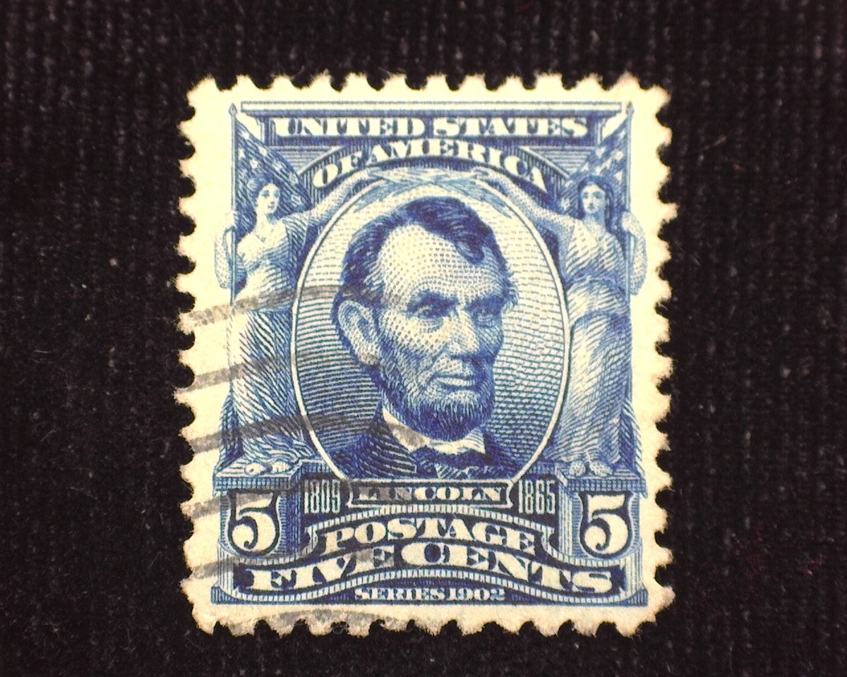 #304 Choice large margin stamp rich color and faint cancel. A beauty ...