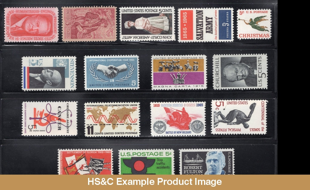 1965 US Commemorative Stamp Year Set MNH #1261-1276 F/VF — Huntington ...