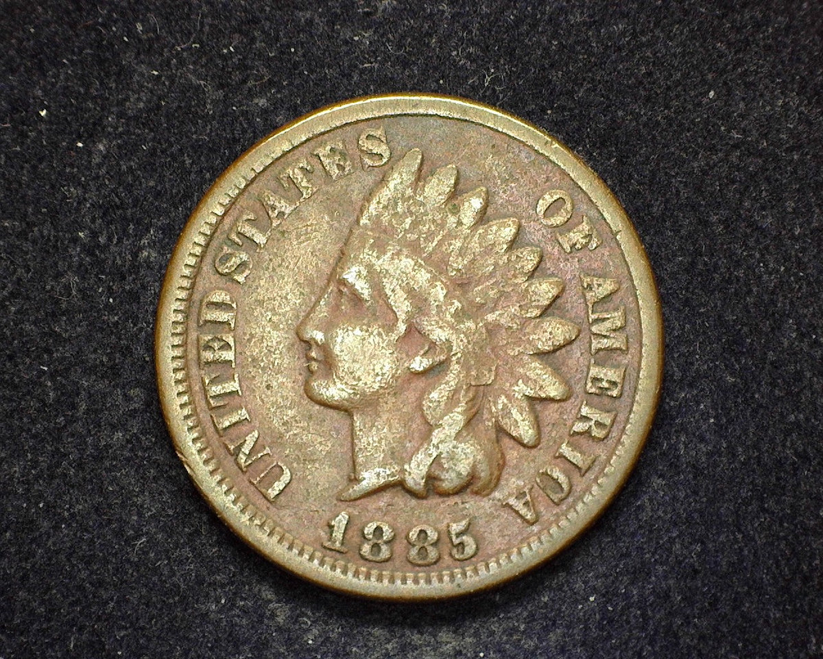 1885 Indian Head Penny/Cent F - US Coin — Huntington Stamp & Coin Shop