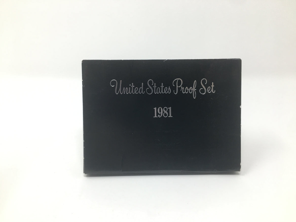 1981 S US Mint Proof Set Type 1 — Huntington Stamp & Coin Shop